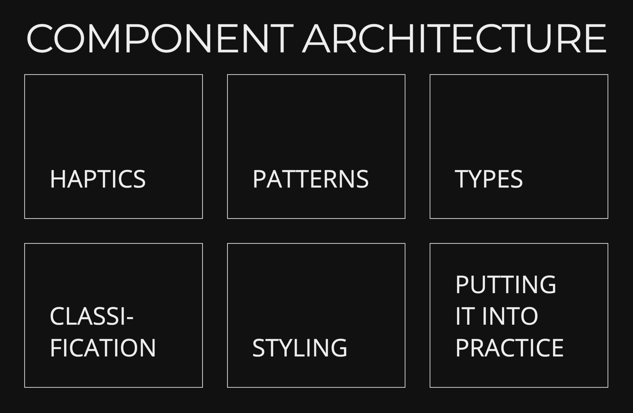 Frontend Component Architecture – Thomas Gossmann